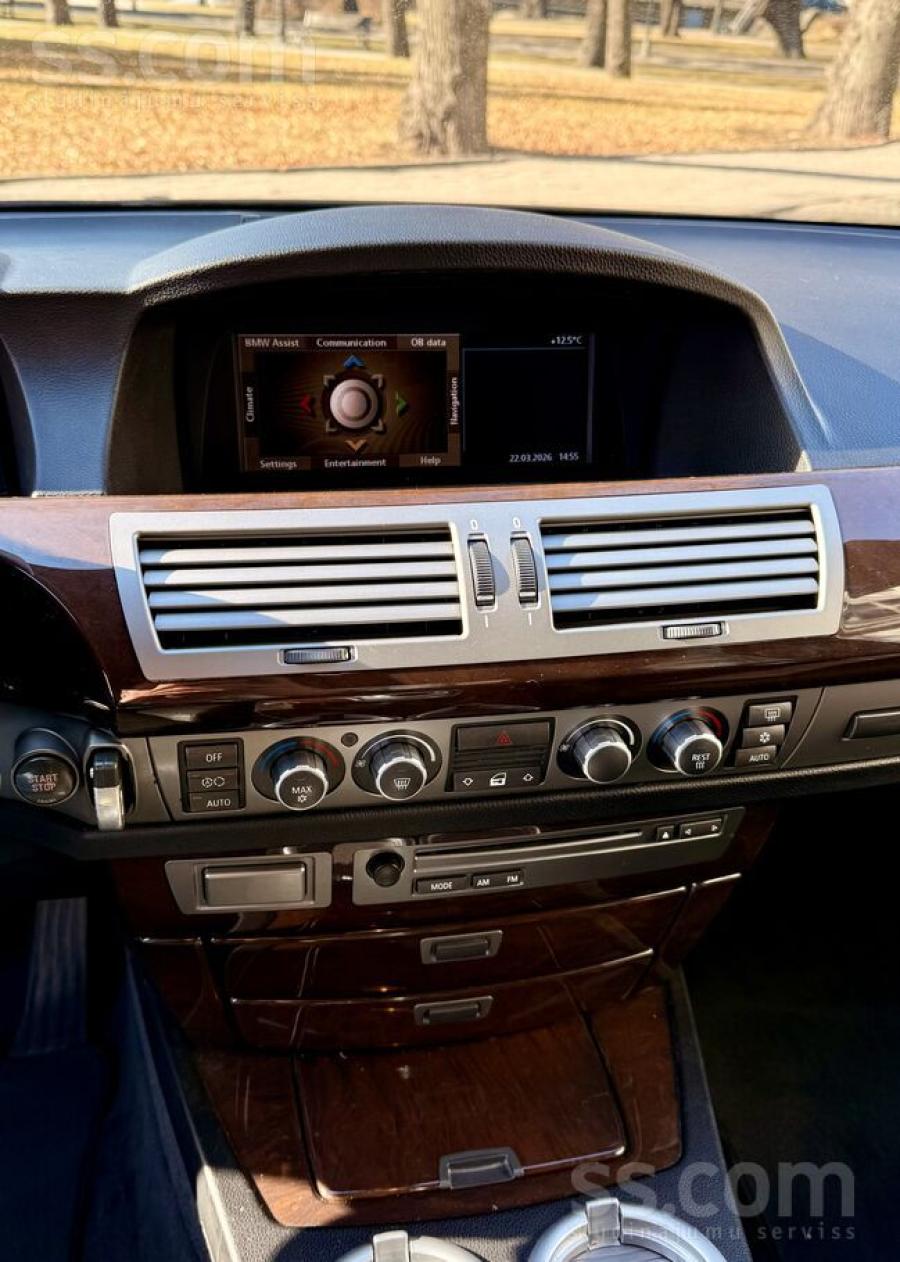 Melns BMW 730 2008 Rīga, ar dzinēja tilpumu 3.00 L un nobraukumu 317 tūkst. km par 6900 €, foto 14 vietnē AUTOMOTO.COM.LV