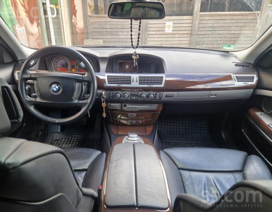 Melns BMW 730 2008 Jelgava, ar dzinēja tilpumu 3.00 L un nobraukumu 349 tūkst. km par 5000 €, foto 11 vietnē AUTOMOTO.COM.LV
