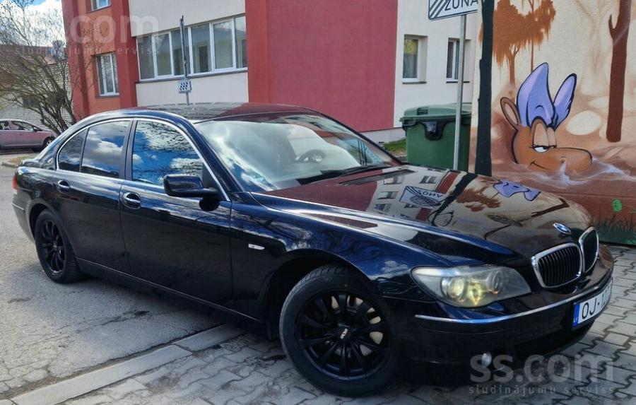 Черный БМВ 730 2008 в Елгава, объемом двигателя 3.00 л и пробегом 349 тыс. км за 5000 €, фото 1 на AUTOMOTO.COM.LV