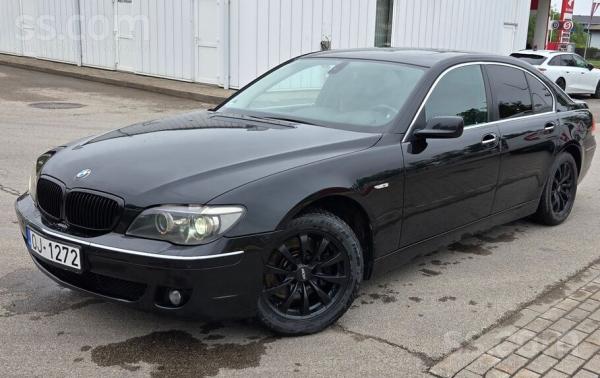 Black BMW 730 2008 in Jelgava, with an engine capacity of 3.00 L and mileage of 349 thousand km for 4600 €, photo 1 on AUTOMOTO.COM.LV
