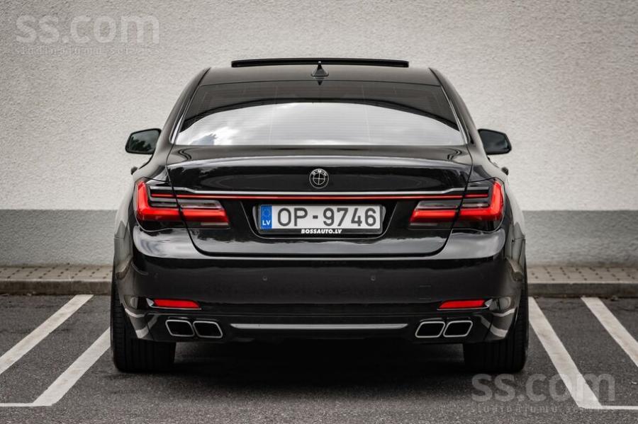Black BMW 730 2009 in Riga, with an engine capacity of 3.00 L and mileage of 337 thousand km for 10500 €, photo 1 on AUTOMOTO.COM.LV