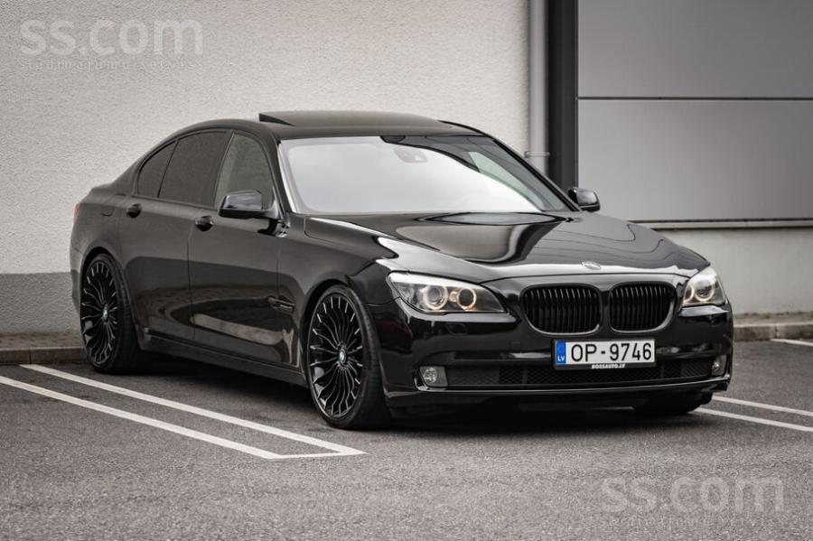 Black BMW 730 2009 in Riga, with an engine capacity of 3.00 L and mileage of 337 thousand km for 10500 €, photo 5 on AUTOMOTO.COM.LV