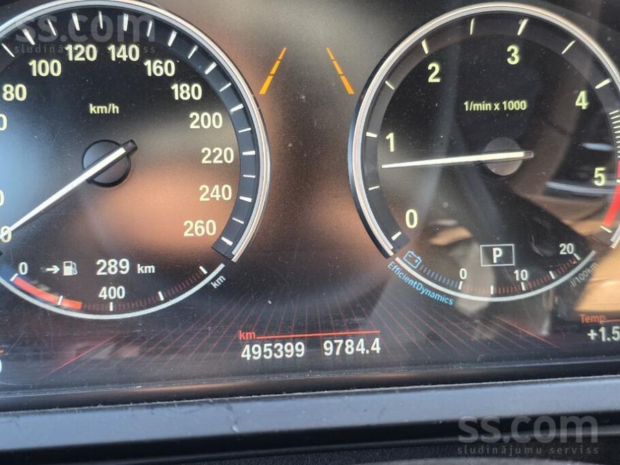 Black BMW 730 2010 in Riga, with an engine capacity of 3.00 L and mileage of 502 thousand km for 9900 €, photo 10 on AUTOMOTO.COM.LV
