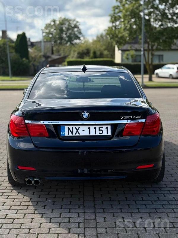 Melns BMW 730 2010 Jelgava, ar dzinēja tilpumu 3.00 L un nobraukumu 350 tūkst. km par 8999 €, foto 6 vietnē AUTOMOTO.COM.LV