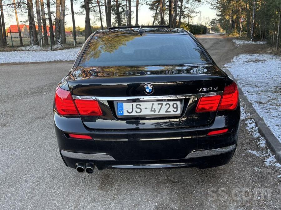 Melns BMW 730 2011 Ogre, ar dzinēja tilpumu 3.00 L un nobraukumu 391 tūkst. km par 10999 €, foto 8 vietnē AUTOMOTO.COM.LV
