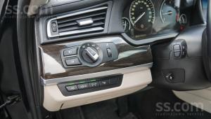 Black BMW 730 2011 in Riga, with an engine capacity of 3.00 L and mileage of 314 thousand km for 9950 €, photo 21 on AUTOMOTO.COM.LV