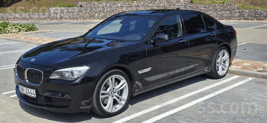 Melns BMW 730 2012 Ventspils, ar dzinēja tilpumu 4.00 L un nobraukumu 194 tūkst. km par 2500 €, foto 1 vietnē AUTOMOTO.COM.LV