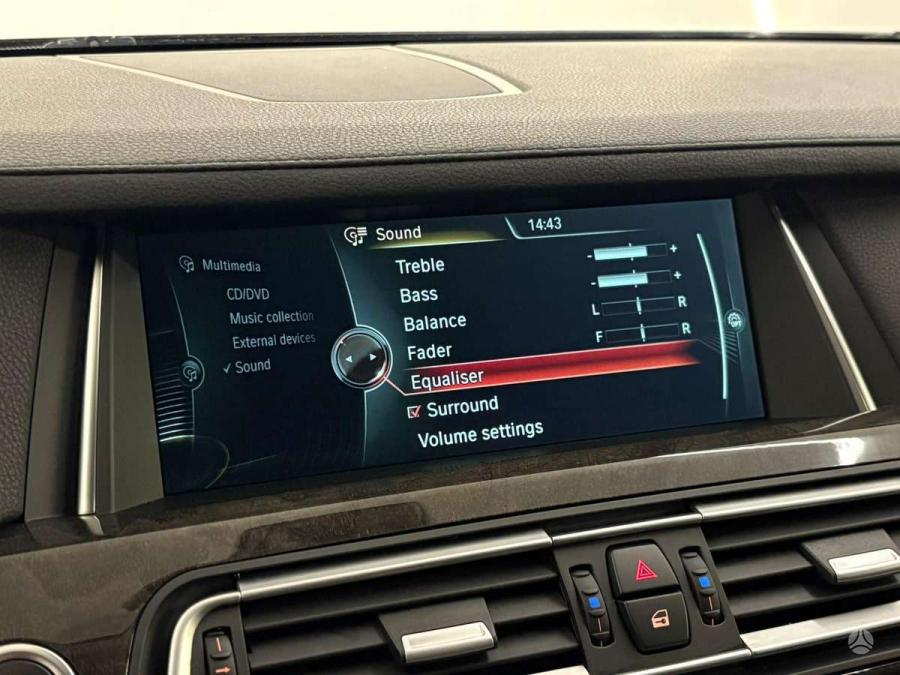 Black BMW 730 2012 in Marijampole, with an engine capacity of 2.99 L and mileage of 270 thousand km for 11450 €, photo 24 on AUTOMOTO.COM.LV
