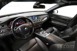 Black BMW 730 2012 in Riga, with an engine capacity of 3.00 L and mileage of 162 thousand km for 16000 €, photo 7 on AUTOMOTO.COM.LV