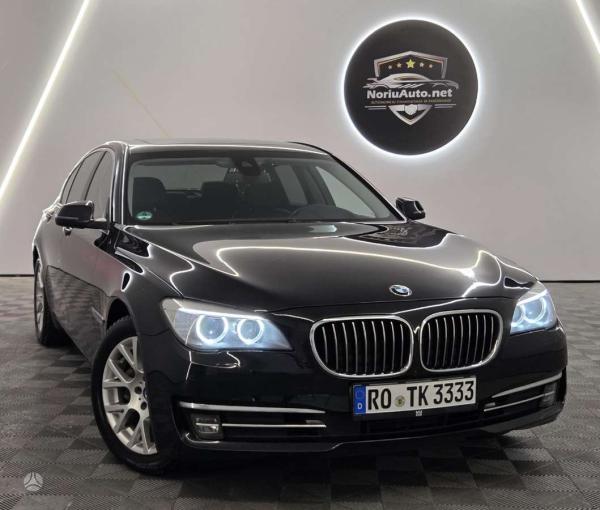 Black BMW 730 2013 in Marijampole, with an engine capacity of 2.99 L and mileage of 313 thousand km for 13650 €, photo 1 on AUTOMOTO.COM.LV