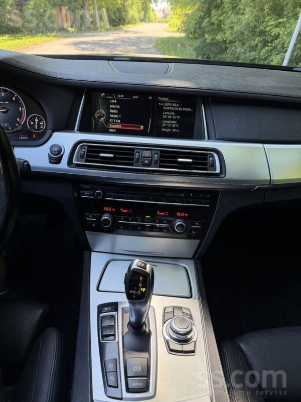 Melns BMW 730 2013 Aizkraukle, ar dzinēja tilpumu 3.00 L un nobraukumu 292 tūkst. km par 13700 €, foto 9 vietnē AUTOMOTO.COM.LV