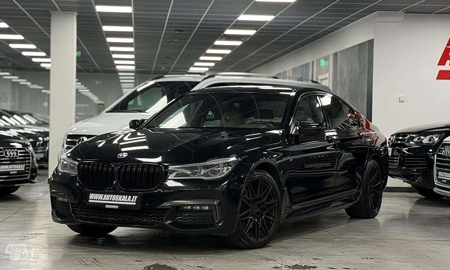 Black BMW 730 2016 in Klaipeda, with an engine capacity of 3.00 L and mileage of 338 thousand km for 20950 €, photo 4 on AUTOMOTO.COM.LV