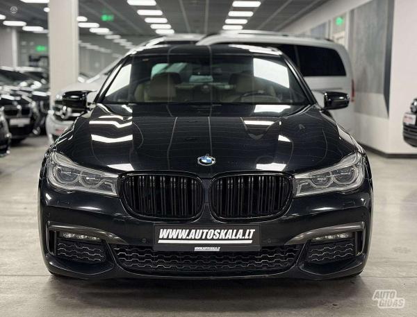Black BMW 730 2016 in Klaipeda, with an engine capacity of 3.00 L and mileage of 338 thousand km for 20950 €, photo 5 on AUTOMOTO.COM.LV