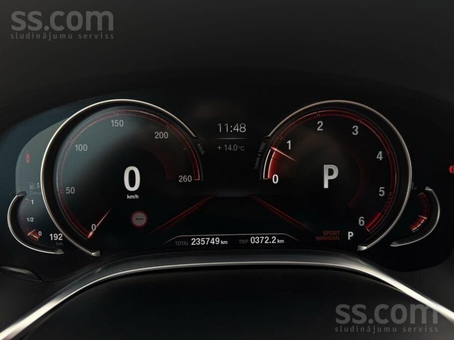 Melns BMW 730 2016 Rēzekne, ar dzinēja tilpumu 3.00 L un nobraukumu 236 tūkst. km par 27000 €, foto 10 vietnē AUTOMOTO.COM.LV