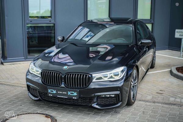 Black BMW 730 2016 in Kaunas, with an engine capacity of 3.00 L and mileage of 287 thousand km for 20950 €, photo 5 on AUTOMOTO.COM.LV