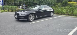 Black BMW 730 2016 in Riga, with an engine capacity of 3.00 L and mileage of 184 thousand km for 28500 €, photo  on AUTOMOTO.COM.LV