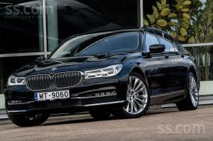 Black BMW 730 2016 in Riga, with an engine capacity of 3.00 L and mileage of 150 thousand km for 29000 €, photo  on AUTOMOTO.COM.LV