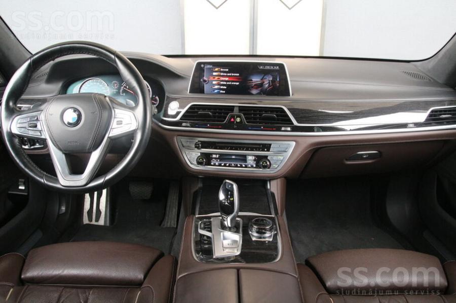 Melns BMW 730 2016 Rīga, ar dzinēja tilpumu 3.00 L un nobraukumu 94 tūkst. km par 33300 €, foto 6 vietnē AUTOMOTO.COM.LV