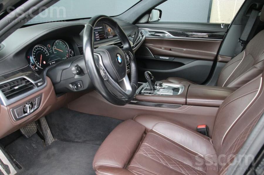 Melns BMW 730 2016 Rīga, ar dzinēja tilpumu 3.00 L un nobraukumu 94 tūkst. km par 33300 €, foto 7 vietnē AUTOMOTO.COM.LV