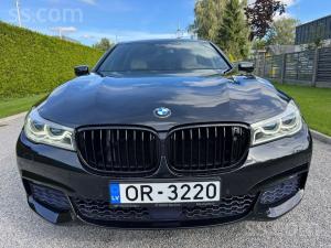 Black BMW 730 2016 in Riga, with an engine capacity of 3.00 L and mileage of 247 thousand km for 27999 €, photo 6 on AUTOMOTO.COM.LV
