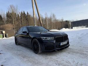Melns BMW 730 2017 Viļņa, ar dzinēja tilpumu 2.99 L un nobraukumu 190 tūkst. km par 29500 €, foto  vietnē AUTOMOTO.COM.LV