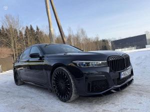 Black BMW 730 2017 in Vilnius, with an engine capacity of 2.99 L and mileage of 190 thousand km for 29500 €, photo 3 on AUTOMOTO.COM.LV