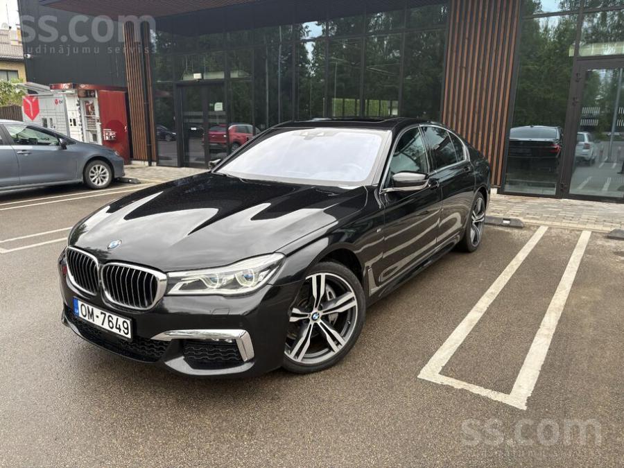 Melns BMW 730 2017 Rīga, ar dzinēja tilpumu 3.00 L un nobraukumu 214 tūkst. km par 26500 €, foto 1 vietnē AUTOMOTO.COM.LV