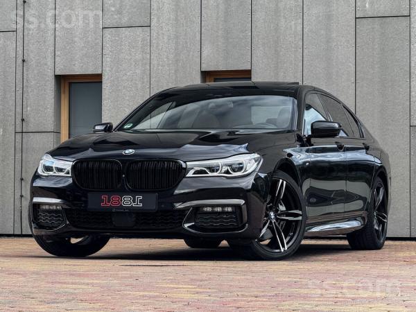 Melns BMW 730 2017 Rīga, ar dzinēja tilpumu 3.00 L un nobraukumu 188 tūkst. km par 29800 €, foto 1 vietnē AUTOMOTO.COM.LV