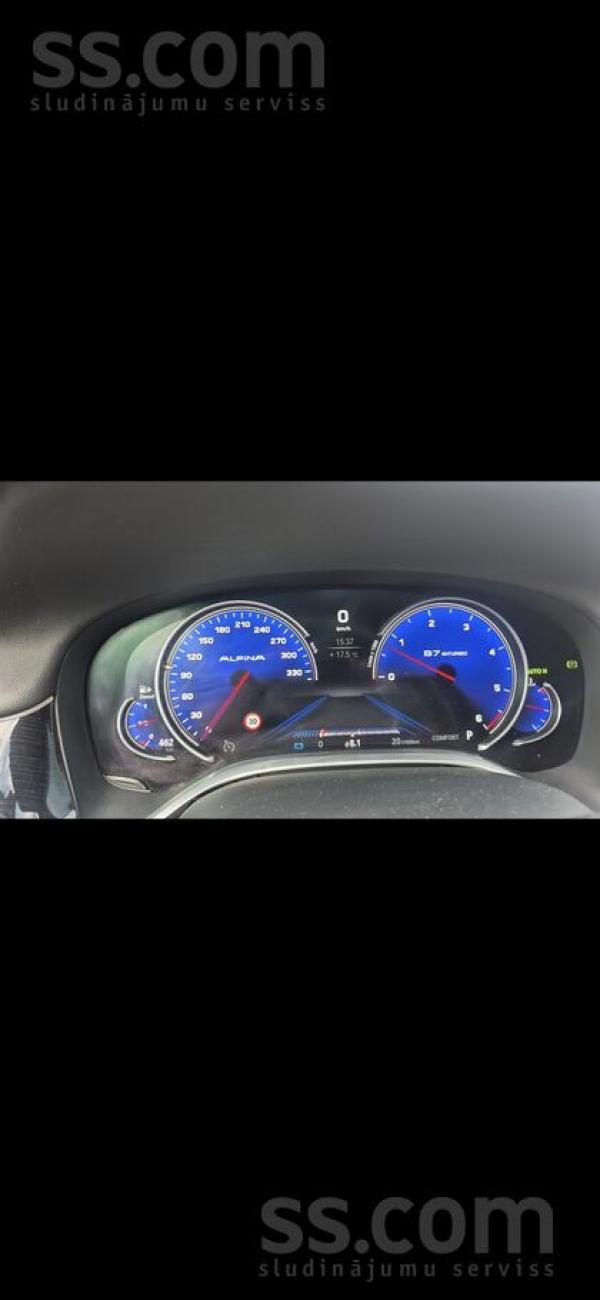 Black BMW 730 2017 in Bauska, with an engine capacity of 3.00 L and mileage of 220 thousand km for 29500 €, photo 7 on AUTOMOTO.COM.LV