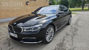 Melns BMW 730 2018 Limbaži, ar dzinēja tilpumu 3.00 L un nobraukumu 98 tūkst. km par 39900 €, foto 1 vietnē AUTOMOTO.COM.LV