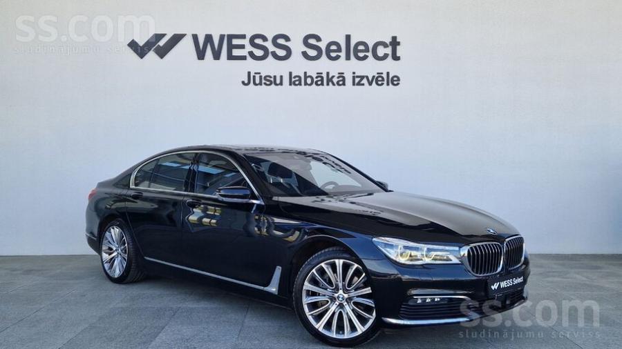 Melns BMW 730 2018 Rīga, ar dzinēja tilpumu 3.00 L un nobraukumu 98 tūkst. km par 36990 €, foto 2 vietnē AUTOMOTO.COM.LV