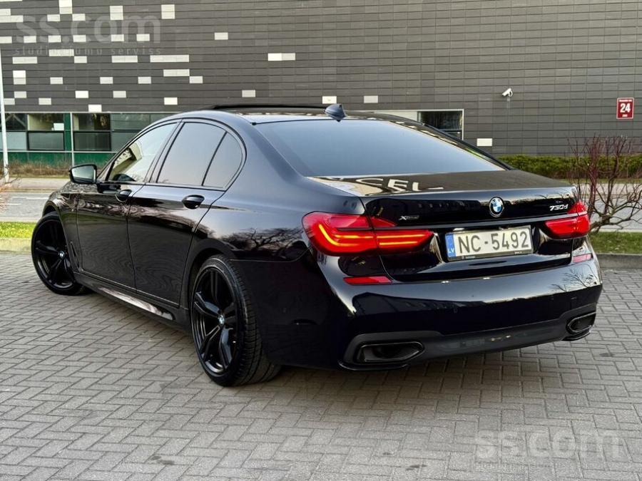 Melns BMW 730 2018 Jelgava, ar dzinēja tilpumu 3.00 L un nobraukumu 180 tūkst. km par 29500 €, foto 6 vietnē AUTOMOTO.COM.LV