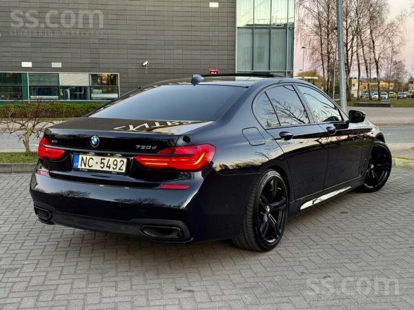 Melns BMW 730 2018 Jelgava, ar dzinēja tilpumu 3.00 L un nobraukumu 180 tūkst. km par 29990 €, foto 7 vietnē AUTOMOTO.COM.LV