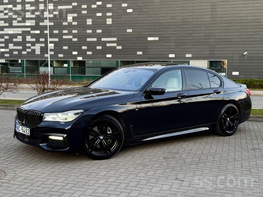 Melns BMW 730 2018 Jelgava, ar dzinēja tilpumu 3.00 L un nobraukumu 180 tūkst. km par 29500 €, foto 9 vietnē AUTOMOTO.COM.LV