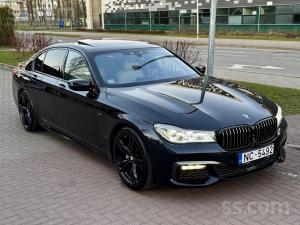 Black BMW 730 2018 in Jelgava, with an engine capacity of 3.00 L and mileage of 185 thousand km for 29000 €, photo  on AUTOMOTO.COM.LV