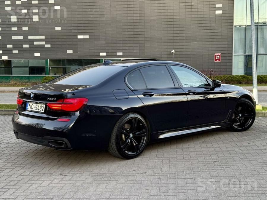 Melns BMW 730 2018 Jelgava, ar dzinēja tilpumu 3.00 L un nobraukumu 185 tūkst. km par 29000 €, foto 12 vietnē AUTOMOTO.COM.LV