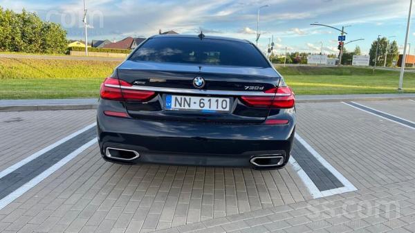 Melns BMW 730 2018 Rīga, ar dzinēja tilpumu 3.00 L un nobraukumu 159 tūkst. km par 27500 €, foto 5 vietnē AUTOMOTO.COM.LV