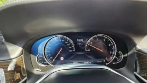 Black BMW 730 2018 in Riga, with an engine capacity of 3.00 L and mileage of 98 thousand km for 39900 €, photo 21 on AUTOMOTO.COM.LV