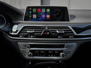 Black BMW 730 2018 in Riga, with an engine capacity of 3.00 L and mileage of 186 thousand km for 30800 €, photo 38 on AUTOMOTO.COM.LV