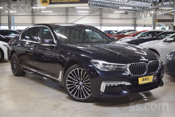 Melns BMW 730 2018 Rīga, ar dzinēja tilpumu 3.00 L un nobraukumu 159 tūkst. km par 28500 €, foto 1 vietnē AUTOMOTO.COM.LV