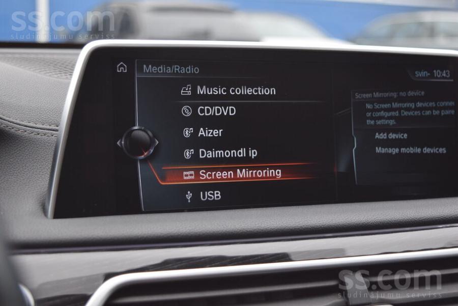 Melns BMW 730 2018 Rīga, ar dzinēja tilpumu 3.00 L un nobraukumu 159 tūkst. km par 28500 €, foto 7 vietnē AUTOMOTO.COM.LV