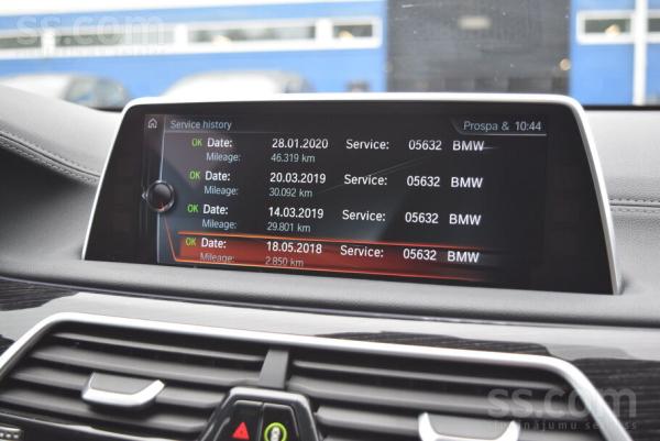 Melns BMW 730 2018 Rīga, ar dzinēja tilpumu 3.00 L un nobraukumu 159 tūkst. km par 28500 €, foto 7 vietnē AUTOMOTO.COM.LV