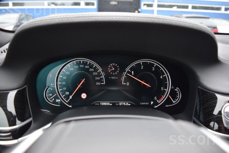 Melns BMW 730 2018 Rīga, ar dzinēja tilpumu 3.00 L un nobraukumu 159 tūkst. km par 28500 €, foto 13 vietnē AUTOMOTO.COM.LV
