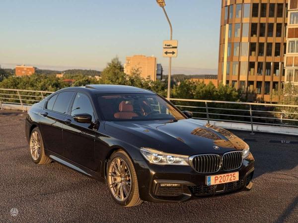 Melns BMW 730 2018 Viļņa, ar dzinēja tilpumu 2.99 L un nobraukumu 228 tūkst. km par 27250 €, foto 3 vietnē AUTOMOTO.COM.LV