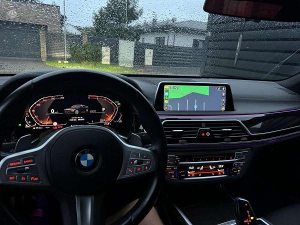 Black BMW 730 2019 in Vilnius, with an engine capacity of 2.99 L and mileage of 82 thousand km for 40000 €, photo 8 on AUTOMOTO.COM.LV