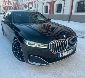 Black BMW 730 2020 in Jelgava, with an engine capacity of 3.00 L and mileage of 107 thousand km for 47000 €, photo 23 on AUTOMOTO.COM.LV