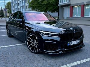 Black BMW 730 2020 in Vilnius, with an engine capacity of 3.00 L and mileage of 88 thousand km for 37900 €, photo  on AUTOMOTO.COM.LV