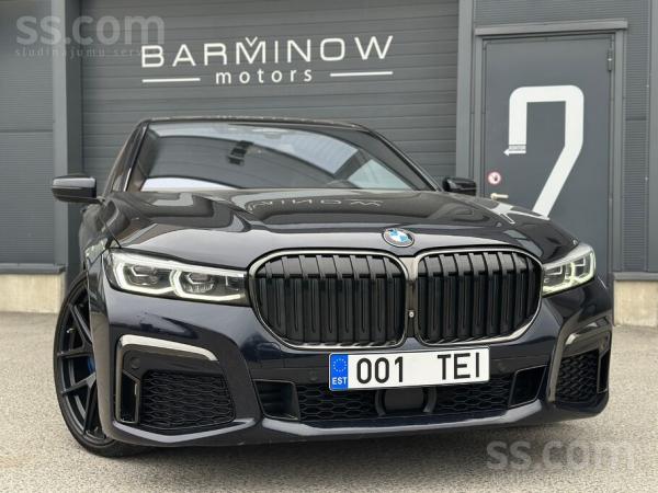 Melns BMW 730 2020 Rīga, ar dzinēja tilpumu 3.00 L un nobraukumu 182 tūkst. km par 46550 €, foto 1 vietnē AUTOMOTO.COM.LV