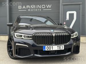 Melns BMW 730 2020 Rīga, ar dzinēja tilpumu 3.00 L un nobraukumu 182 tūkst. km par 46550 €, foto  vietnē AUTOMOTO.COM.LV
