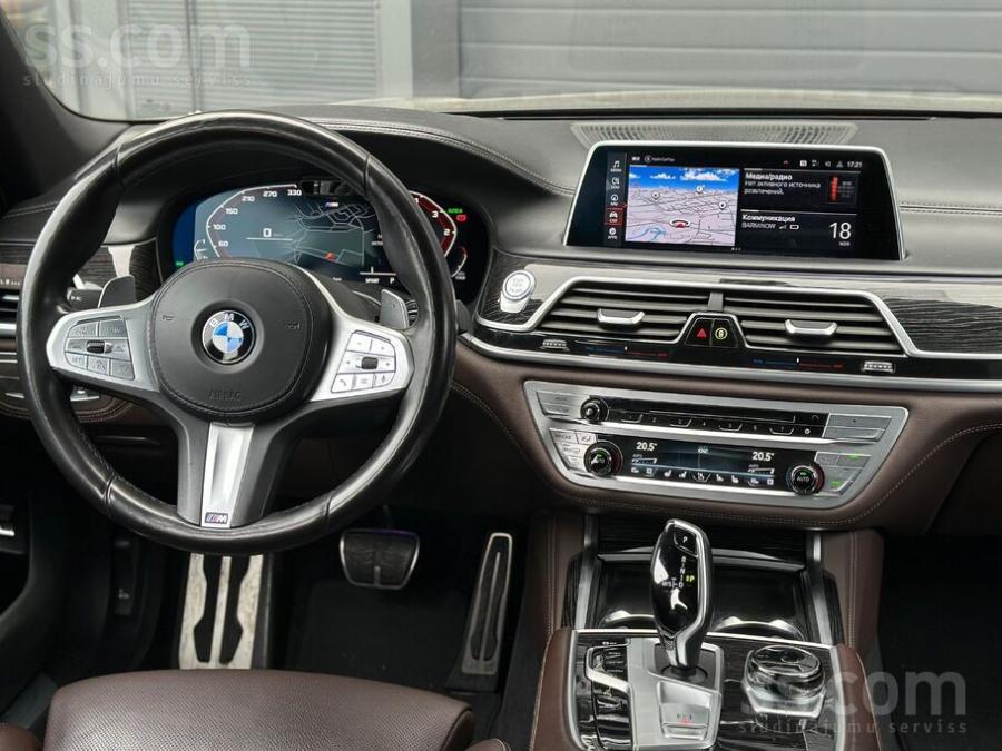 Melns BMW 730 2020 Rīga, ar dzinēja tilpumu 3.00 L un nobraukumu 182 tūkst. km par 46550 €, foto 13 vietnē AUTOMOTO.COM.LV